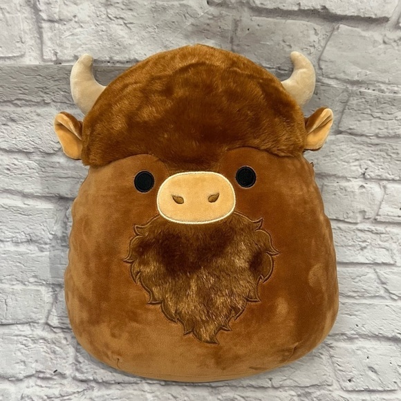 Squishmallows | Toys | Squishmallow Dunkie The Bison 4 Inch Highland ...
